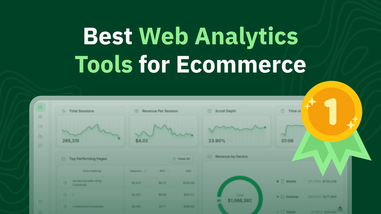 Best Web Analytics Tools for Ecommerce: 12 Platforms Compared (2025)